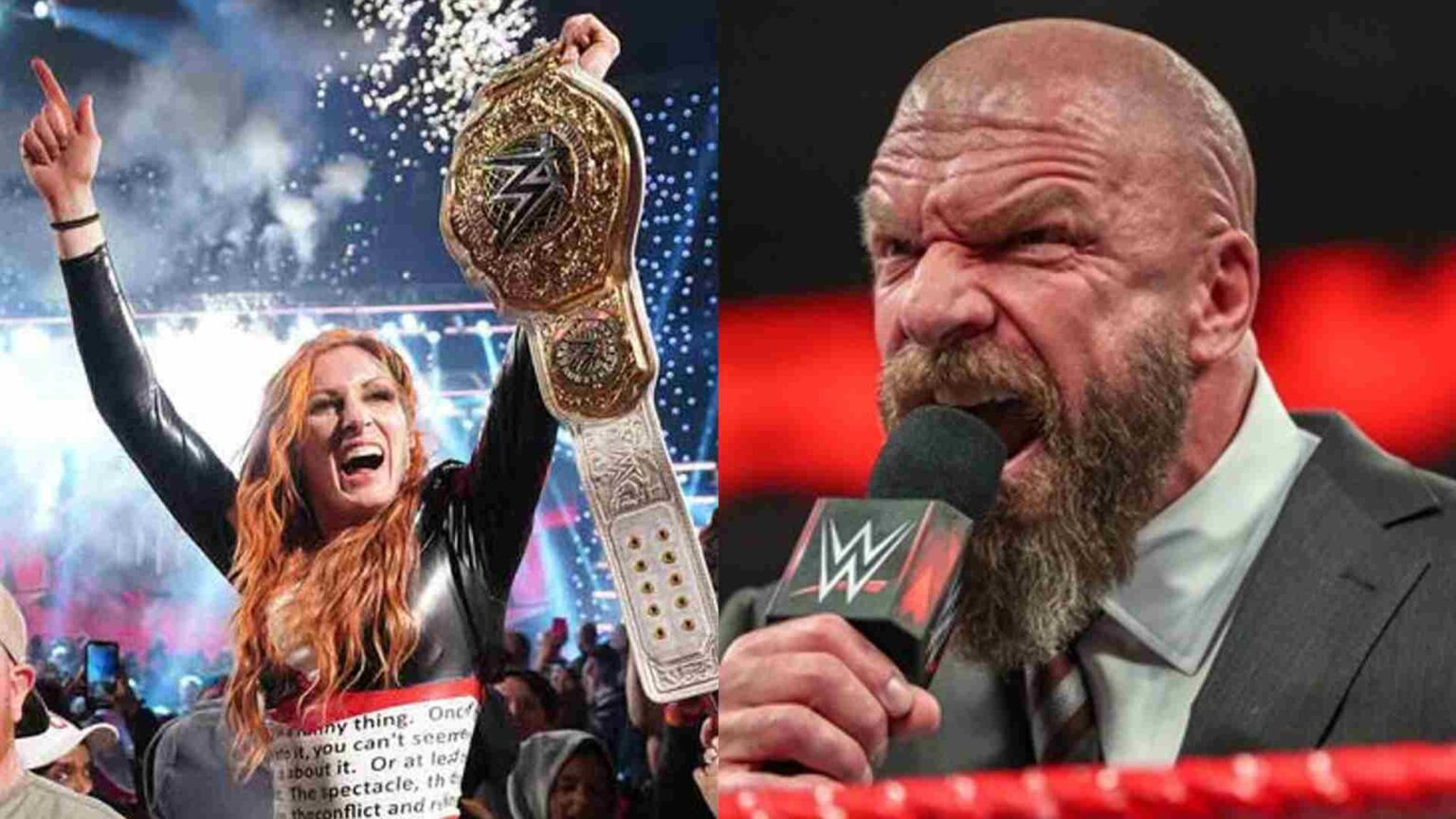 Triple H rompe el silencio tras la polémica victoria por el campeonato Mundial Femenino de WWE ...